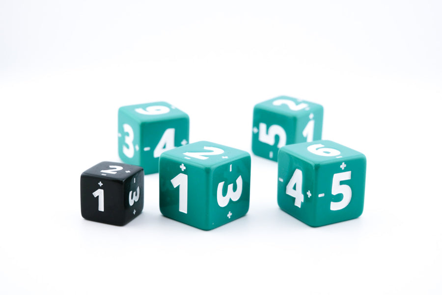 Spindown Counters (d6 dice) – Burger Tokens