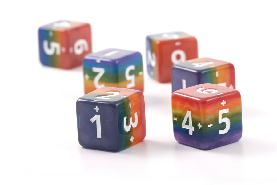 Spindown Counters (d6 dice) – Burger Tokens