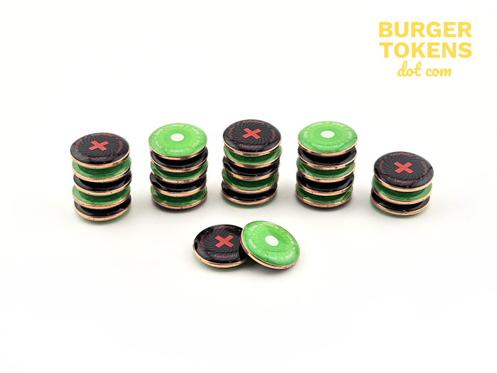 Burger Tokens: Premium Tabletop Gaming Accessories