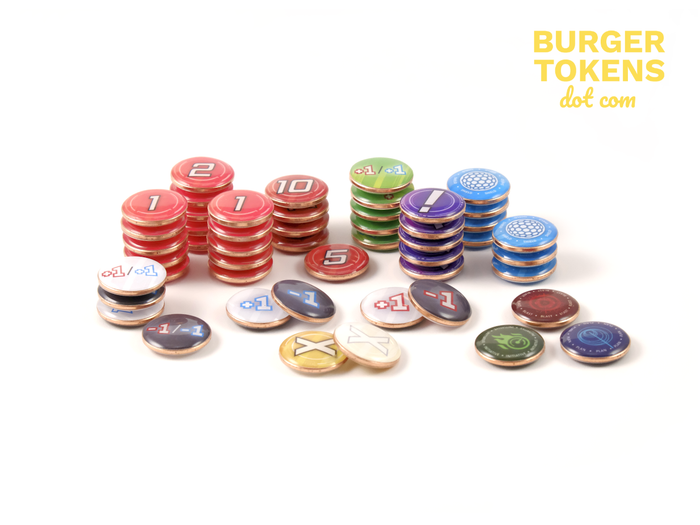 Burger Tokens: Premium Tabletop Gaming Accessories