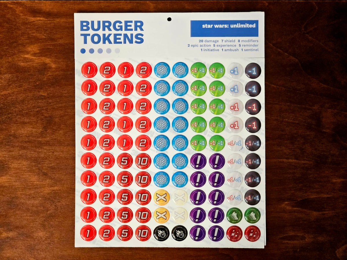 Burger Tokens: Star Wars Unlimited Tokens