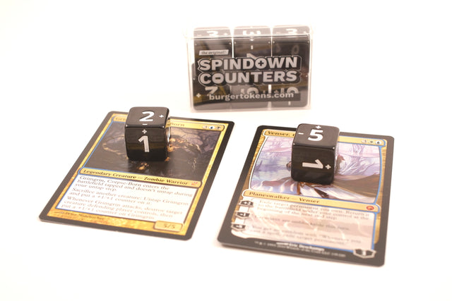 Spindown Counters (d6 dice) – Burger Tokens