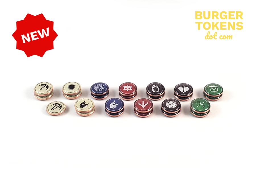 Burger Tokens: Premium Tabletop Gaming Accessories