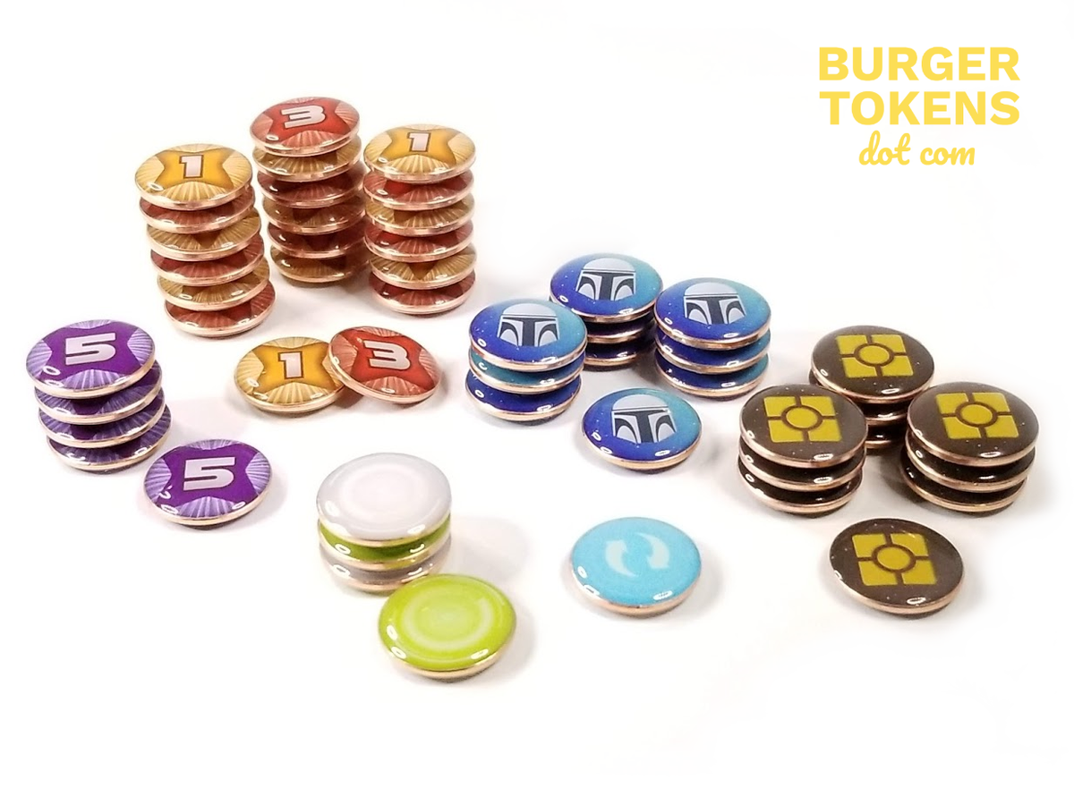 Burger Tokens: Premium Star Wars: Destiny Tokens