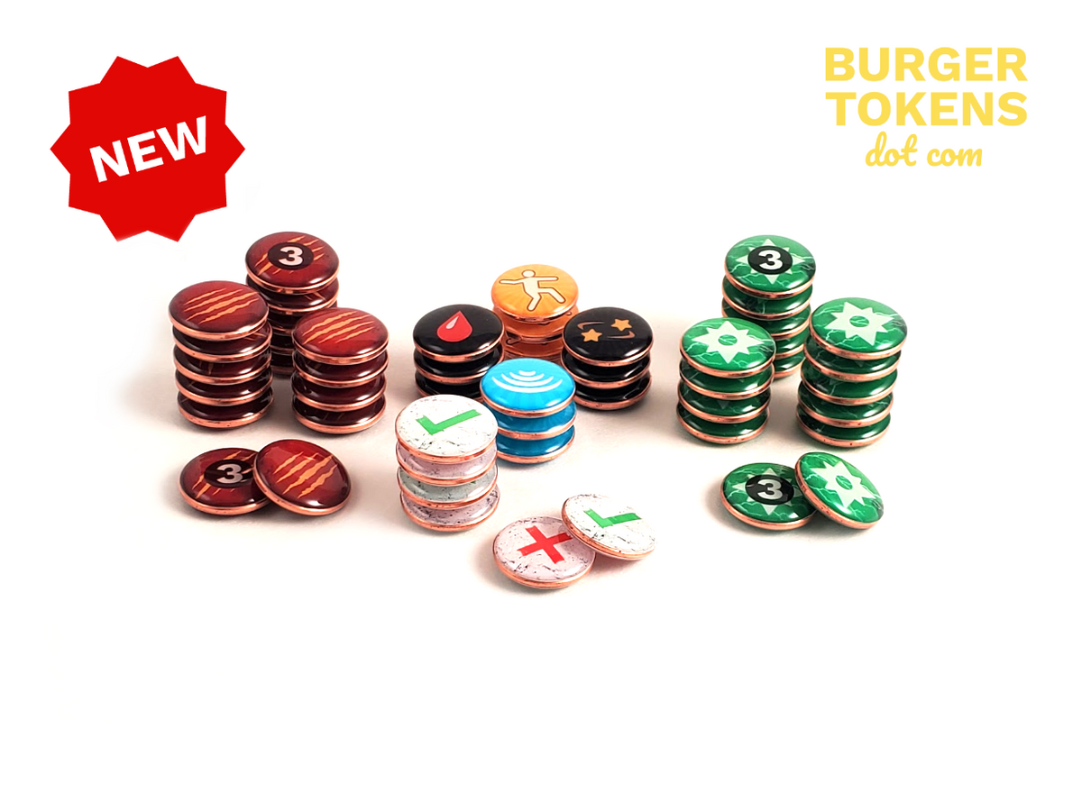 Burger Tokens: Premium Marvel Crisis Protocol Tokens