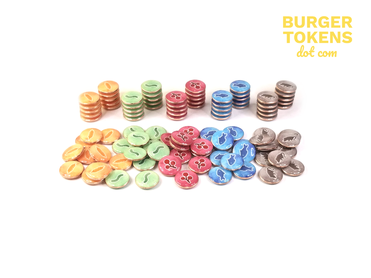 Burger Tokens: Premium Wingspan Tokens